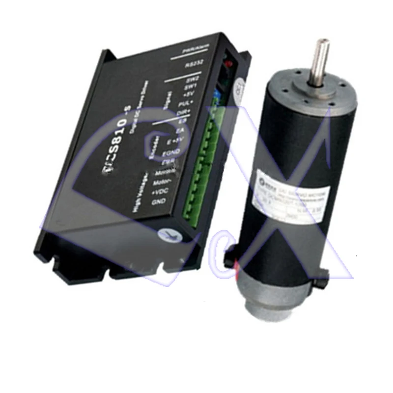 Original Leadshine 50w Dc Servo Motor Driver Kit Dcs810s + Dcm50202a-1000 23500rpm Brushed 24vdc ...