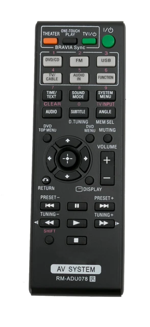 Sony Home Theater Remote