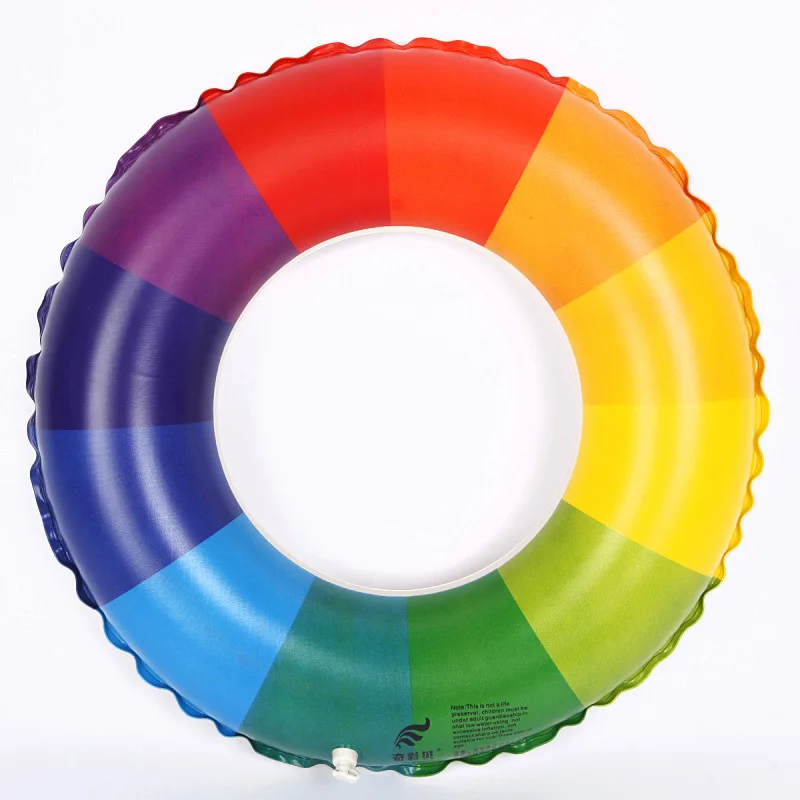 New Swimming Circle Inflatable Life Buoy Children Adult Thickening ...