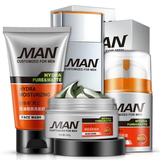 Brand Man Face Care makeup set,Fashion Men cosmetics kit,Anti wrinkle ...