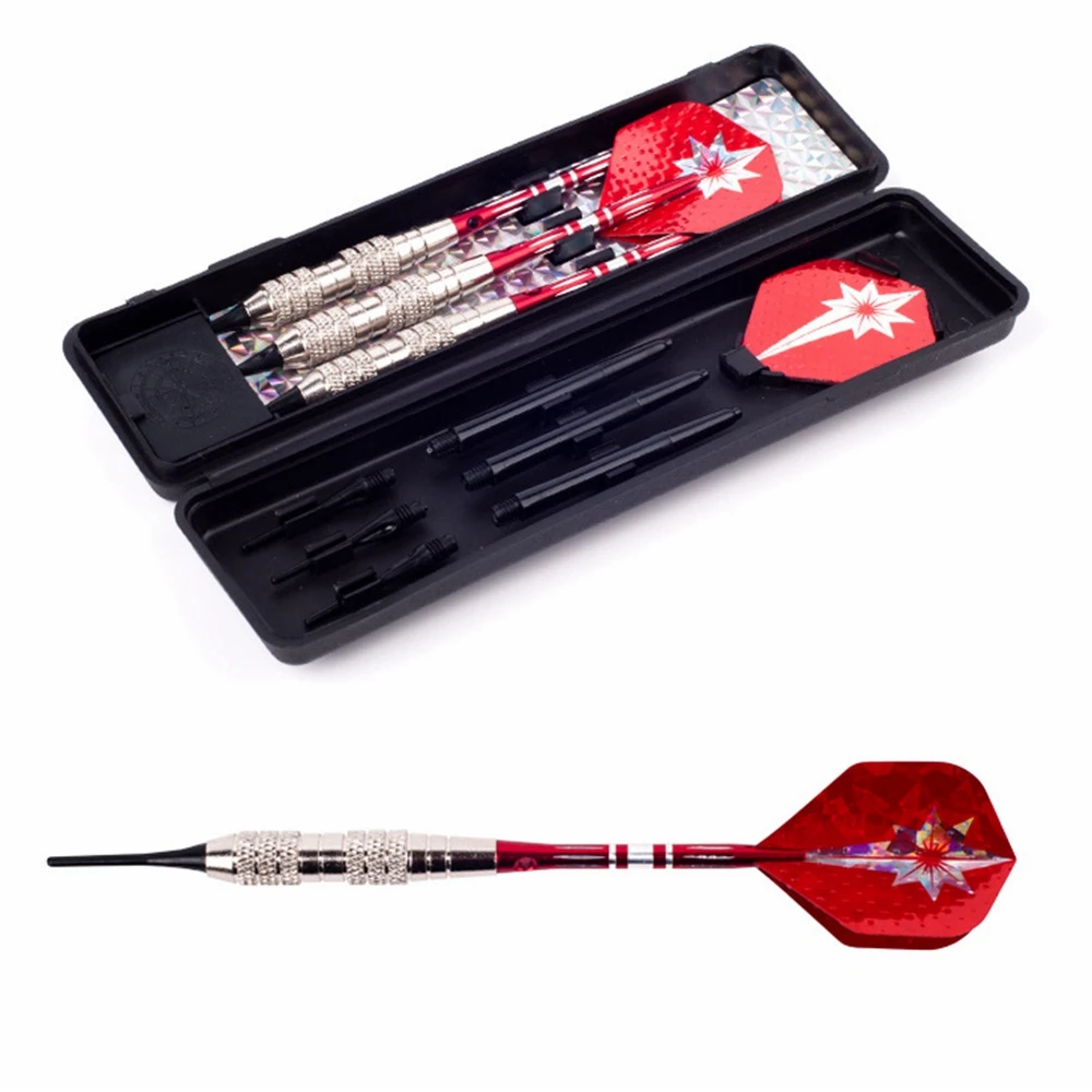 3pcs/set 18g Copper Electronic Darts Set Professional Soft Tip Darts ...