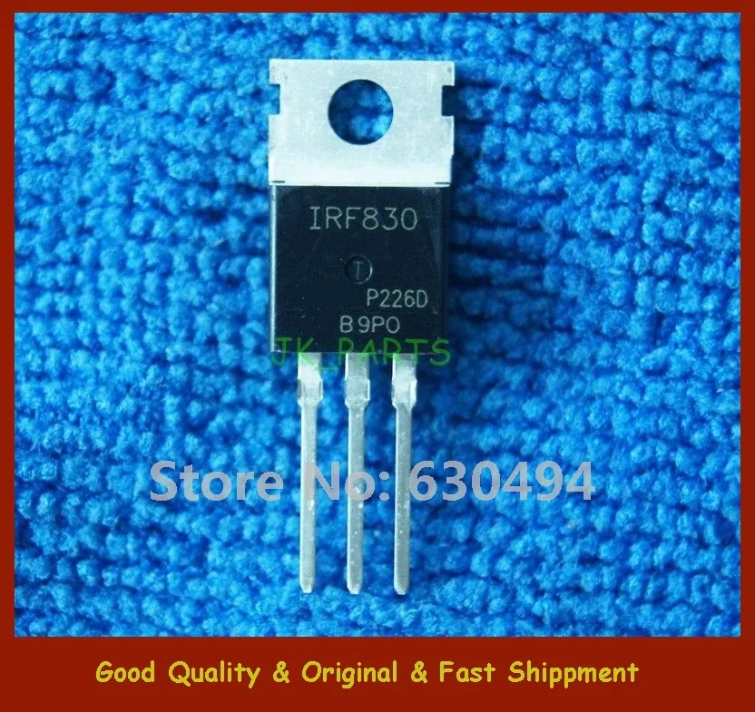 Free Shipping 10 x New IRF830 IRF 830 Power MOSFET 4.5A 500V TO 220 IR ...