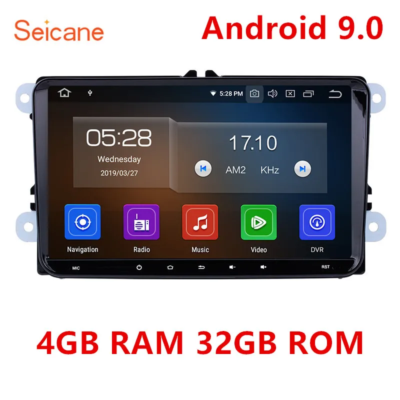 Seicane Android 9,0 9 дюймов Автомобильный мультимедийный плеер gps ...