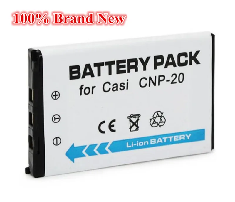 อะไหล่แบตเตอรี่กล้อง820mAh 100% ใหม่เอี่ยมสำหรับ Casio NP 20 CNP 20 CNP ...