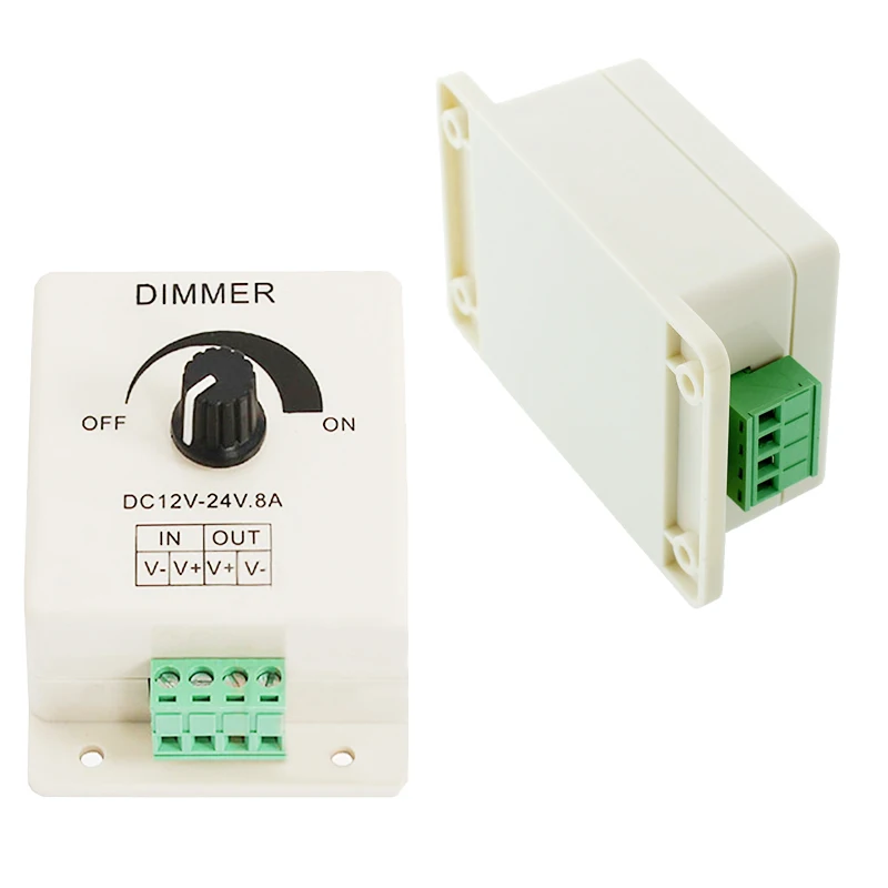 Led Switch Dimmer Adjust Brightness Pwm Controller For 3528 5050 Led Strip Office Lamp Strip