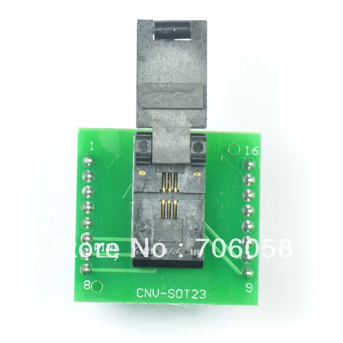 SOT23 IC Socket Programmer Adapter/Converter CNV SOT23 6 Made in Japan ...