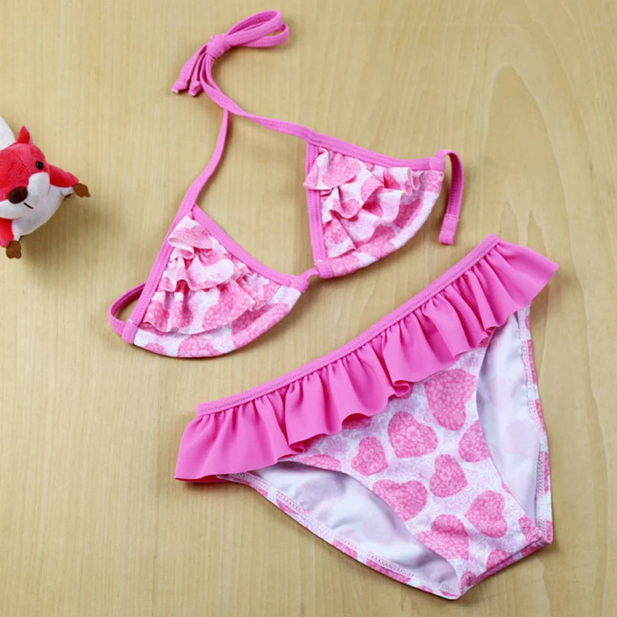 Hot Sale Summer Swimwear Girl Bathing Suit Girls Split Two Pieces