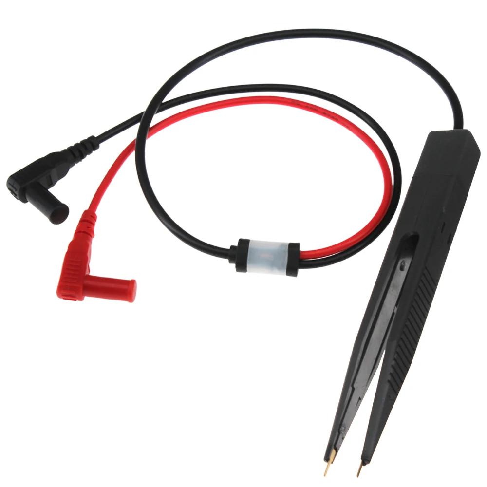 SMD SMT Chip Test Clip Lead Probe Digital Multimeter Meter Tweezer ...