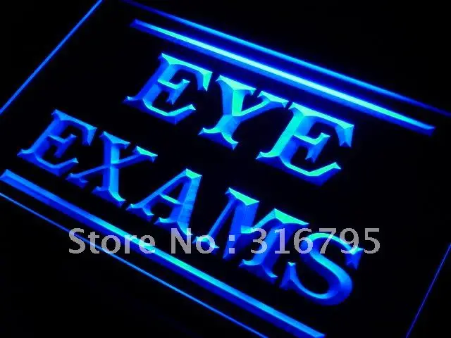 I415 Eyes Exams Optical Shop Led Neon Light Light Signs On/off Switch ...