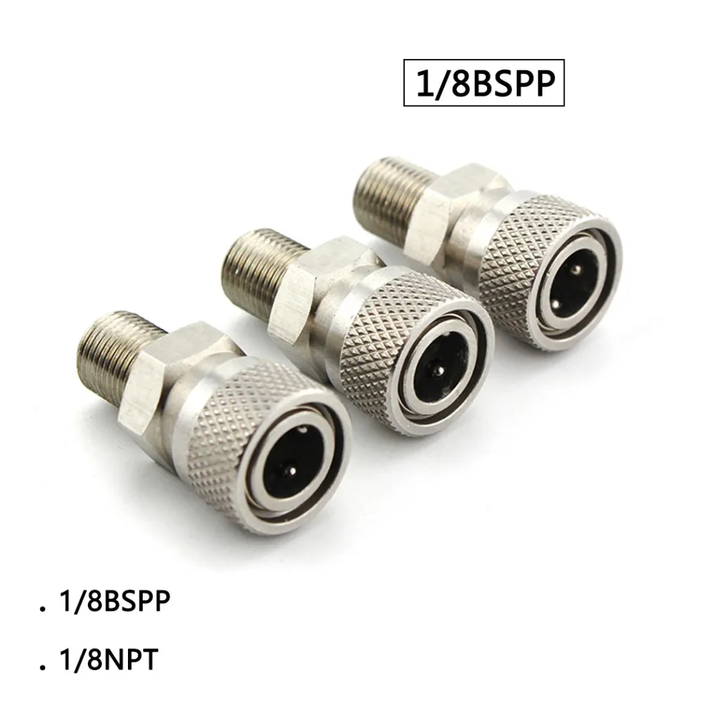PCP Airforce Paintball 1/8BSPP 1/8NPT 8mm Fill Nipple Coupler Male ...