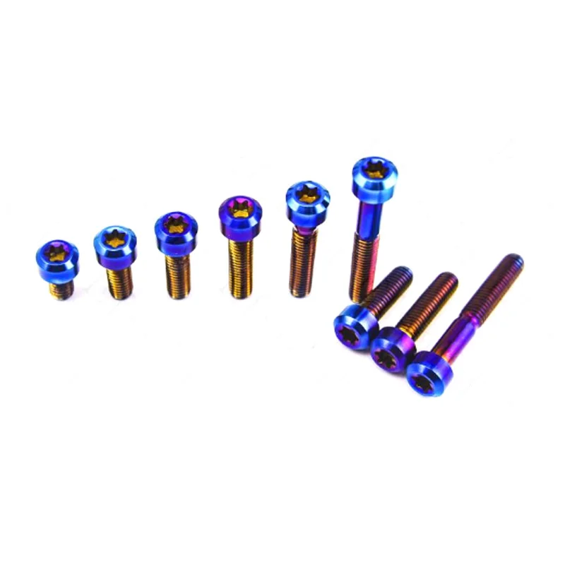 1pcs M6 titanium alloy bolts inside six lobe screw cylindrical head ...
