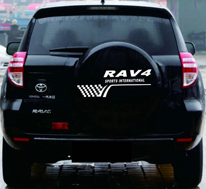 RAV 4 Spare Tire Car Stickers RAV4 SPORTS OFFROAD 4WD for Toyota Car ...