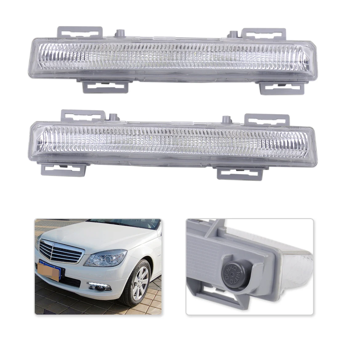 DWCX 2x Car Daytime Running Lamp Fog Light 2049068900 2049069000 for ...