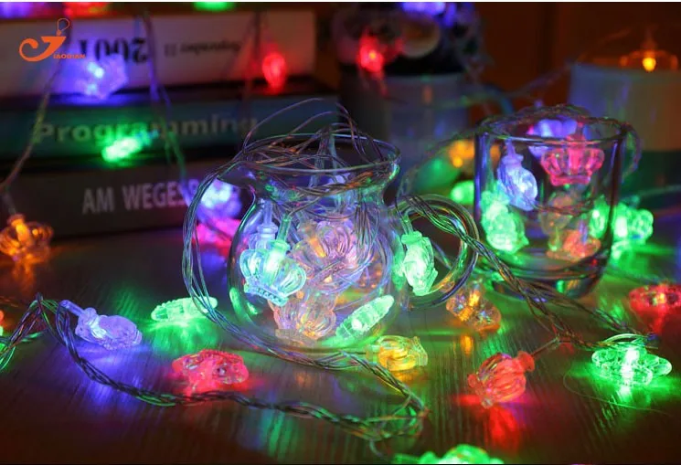 Lighting Outdoor solar light crown shape with crystal Home & Living ...