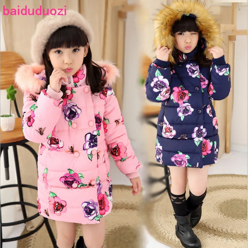 2017 Child Girl Spring Jackets for girls children's autumn winter coat ...