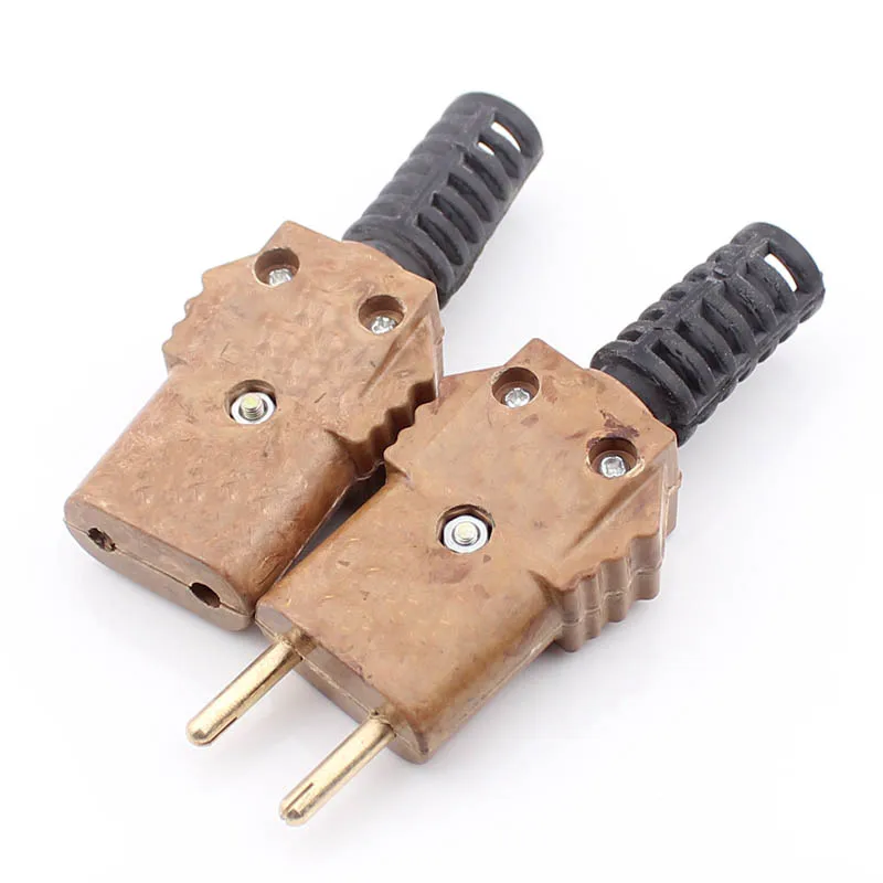 5sets! High Quality Bakelite Plug Male and Female Mating Connector Plug ...