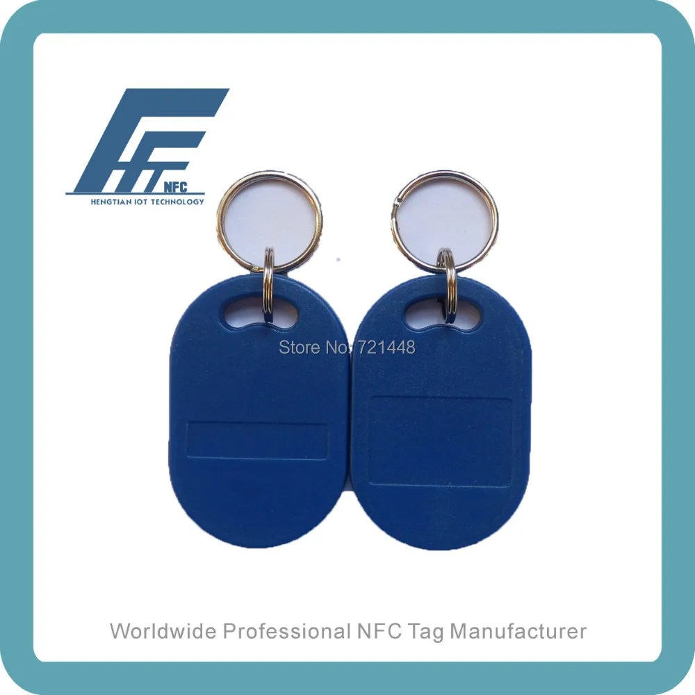 NFC keychain Ntag213 compatible with all nfc mobile phones Blue ... NFC keychain Ntag213 compatible with all nfc mobile phones Blue ...