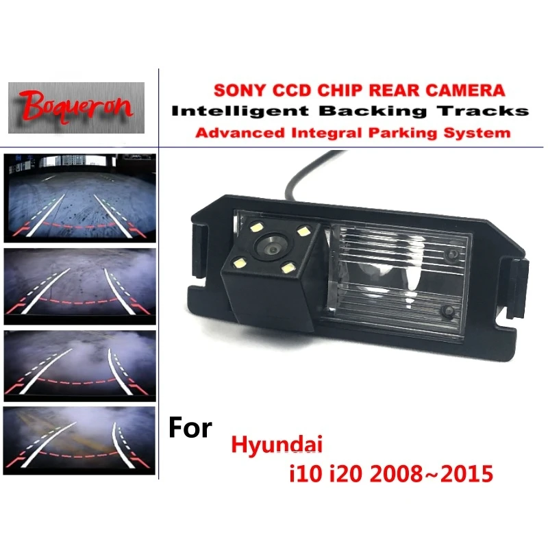 For Hyundai I10 I20 2008~2018 Ccd Car Backup Parking Camera Intelligent ...