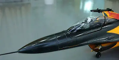 SkyFlight LX Orange F16 Fighting Falcon ARF/PNP RC Jet Airplane Model W ...