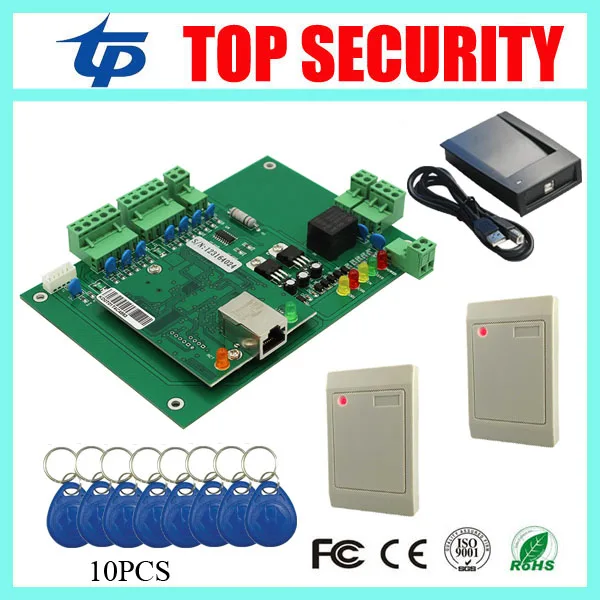TCP/IP access control board one door two sides access control system ...