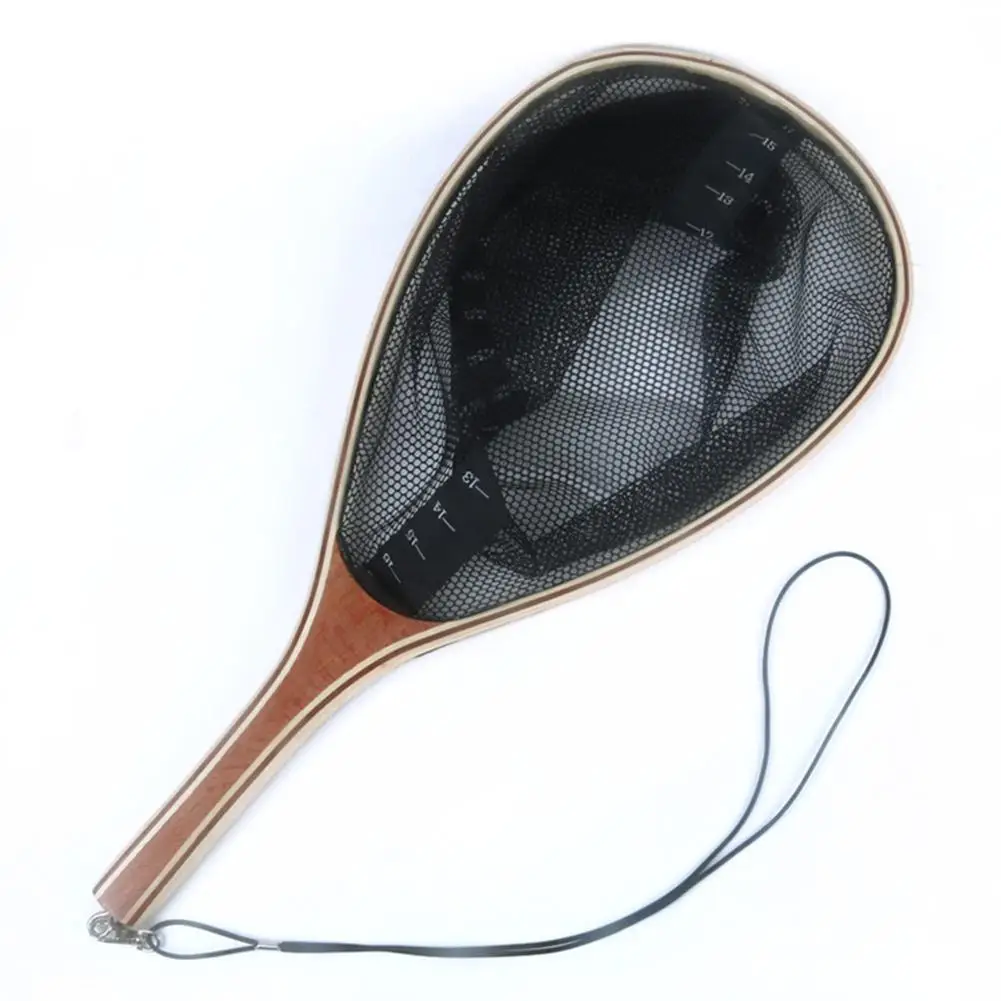 Hobbylane Mounchain Vliegvissen Netto Houten Handl Landing Zachte ...