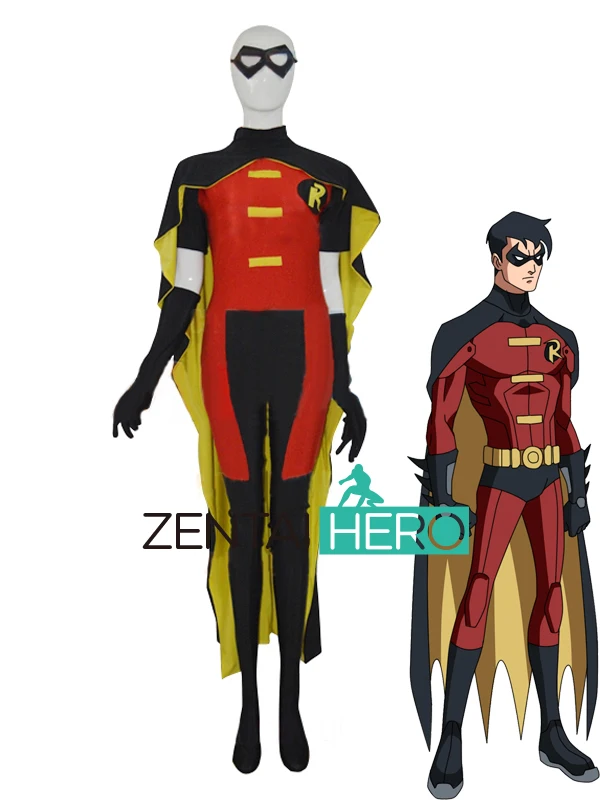 Aliexpress.com : Buy Comics Strong Mens' Robin Superhero Costume 2019 ...