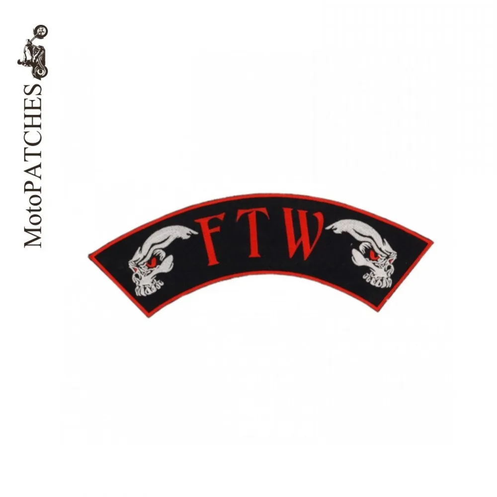 Gib dir mehr Auswahl Mode Grenze Warnung FTW F*** The World Biker Patch ...