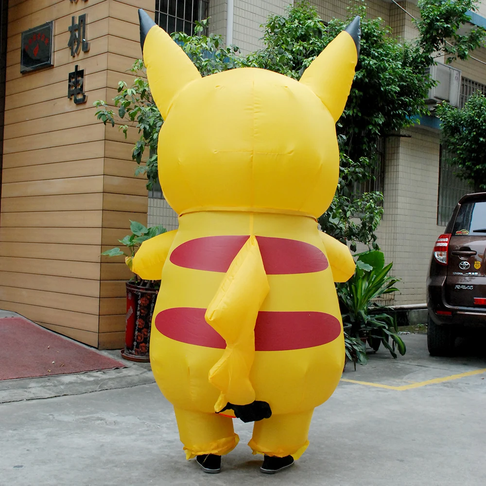 תחפושות קולנוע וטלויזיה - Pikachu Inflatable Costume Adult Christmas ...