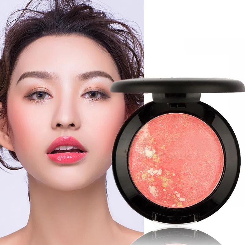 Newly Face Beauty Blusher Facial Cosmetic Single Color Blush Long ...