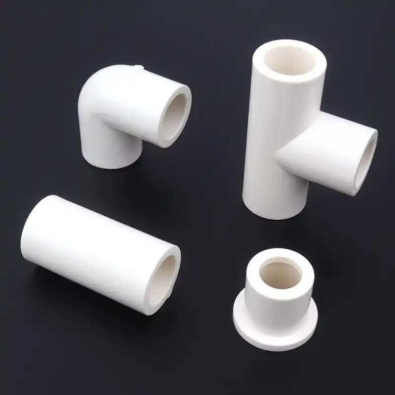 3pcs 16mm PVC Straight Elbow Tee Connector Four Way Joint 90 120 degree ...