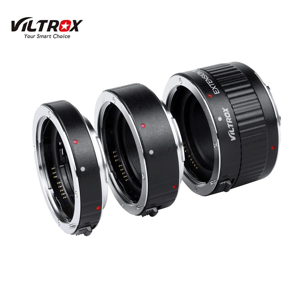 Viltrox Dg-g Auto Focus Af Ttl Extension Tube Ring 12/20/36mm Set Metal ...