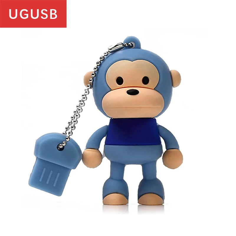 Cartoon monkey usb flash drive pendrive pen drive personalized high ...
