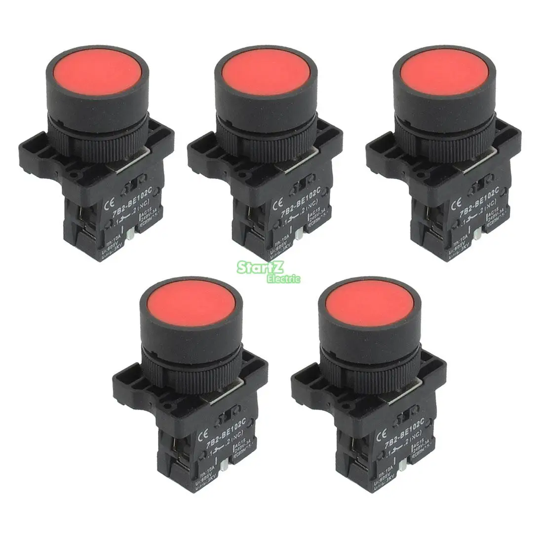 5 x 22mm 1 NC N C Red Sign Momentary Push Button Switch 600V 10A ZB2 jpg 5 x 22mm 1 NC N C Red Sign Momentary Push Button Switch 600V 10A ZB2 jpg