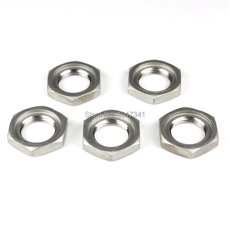 1/2"NPS Lock Nut with Groove, 5pcs/lot, Stainless Steel 304, Homebrew ...