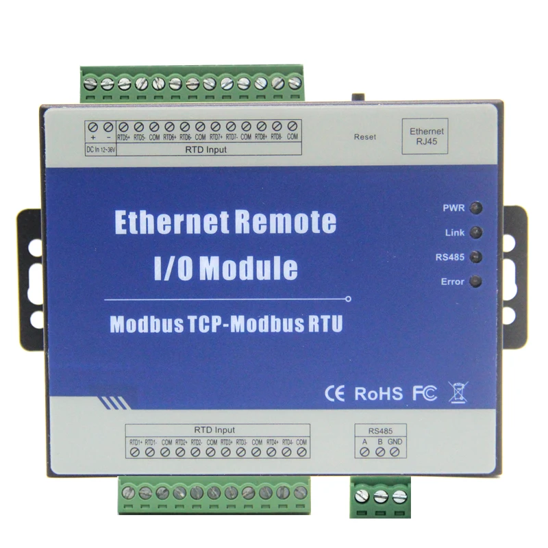 Aanbieding: Web Server Rs485 To Rj45 Ethernet To Modbus Rtu Io Module Support Pwm Output 4 ...