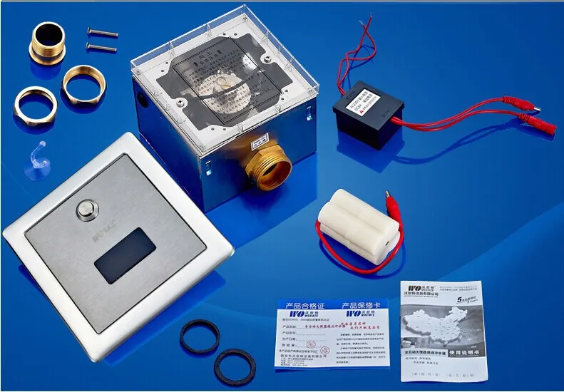 Touchless automatic sensor toilet flush valve for WC & squat pan with ...