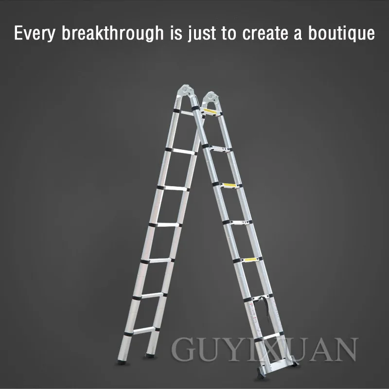 Multifunctional Telescopic Ladder Aluminum Alloy Articulated Extendable ...