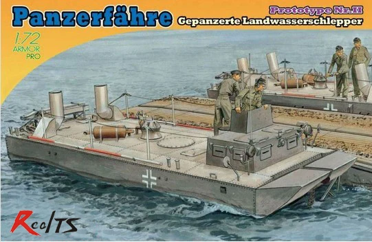 RealTS Dragon Model Kit Panzerfahre Prototype Nr.II Boat 1:72 Scale ...
