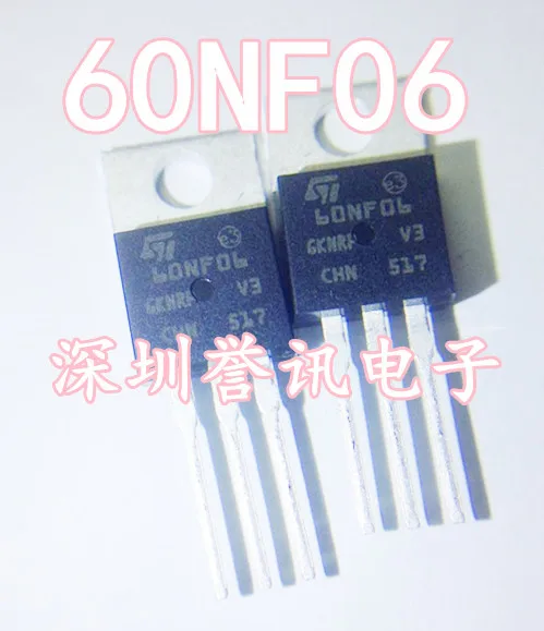 10pcs STP60NF06 P60NF06 60N06 60NF06 TO 220 통합 회로 IC|케이블 와인더| - AliExpress