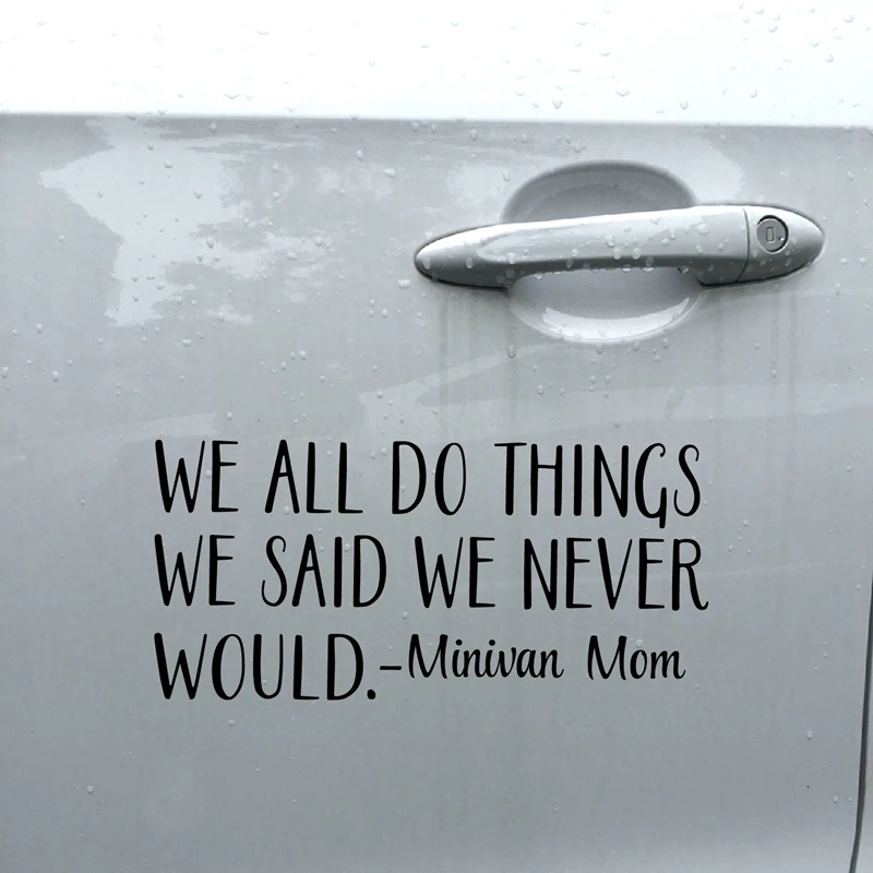 Paper Cool Moms Drive Minivans Car Decal Stickers, Labels & Tags ...