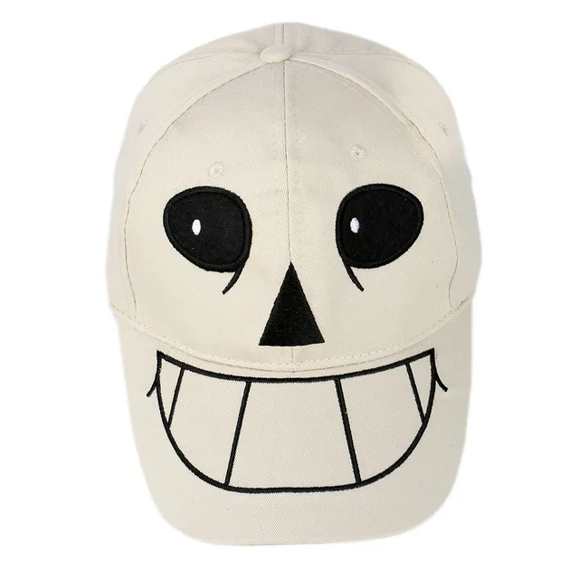 XCOSER Game Undertale Sans Hat Cosplay Costume Beige Baseball Cap Party ...