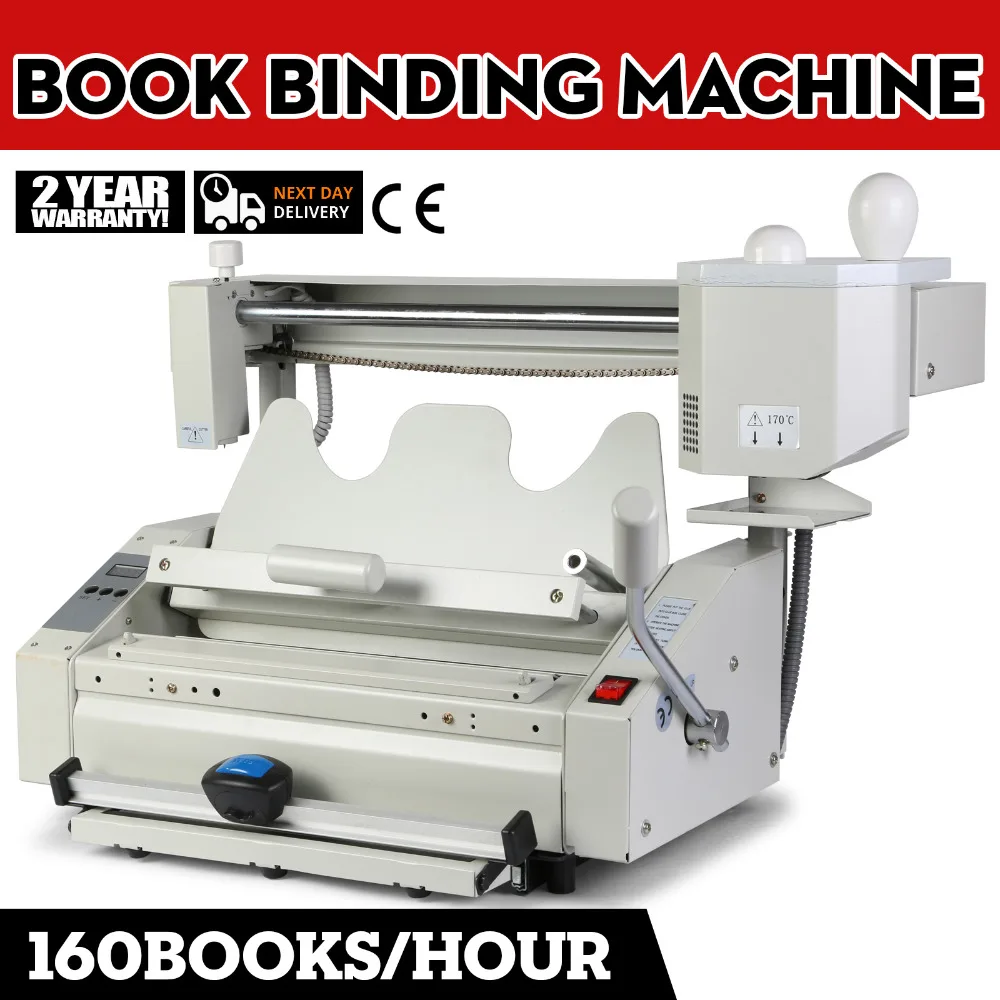 4 In 1 Wireless Glue Book Binding Machine Hot Glue Binder Heavy Duty ...