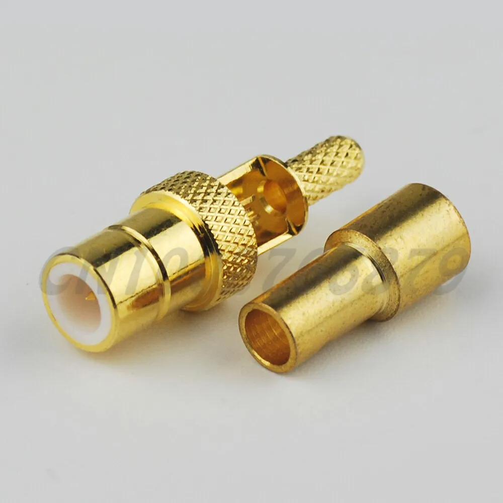 20pcs RF Electrical Wire Coaxial Cable Terminal Connector 75 Ohm SMB 20pcs-rf-electrical-wire-coaxial-cable-terminal-connector-75-ohm-smb