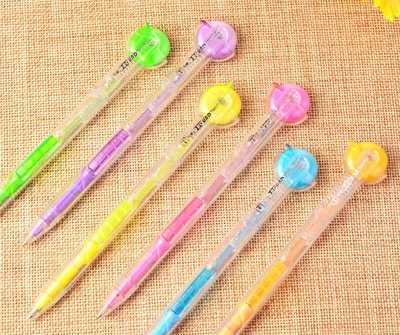 New specil transparent clear HB 0.5mm mechanical pencil with round ...