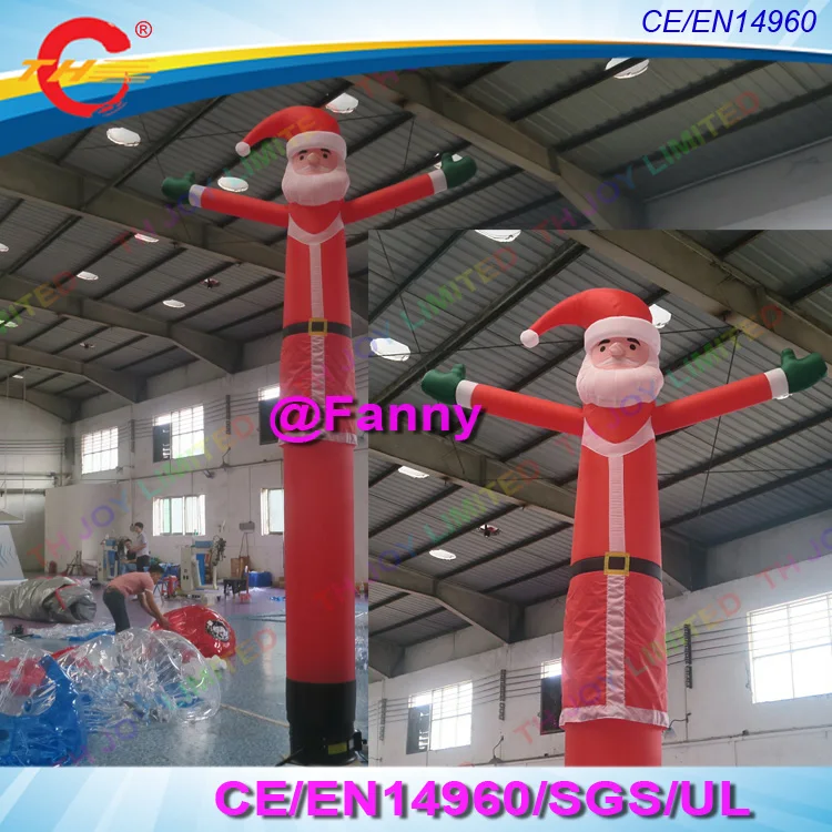 outdoor 5m(16.4ft) High Inflatable Santa Claus Air Dancers Christmas ...