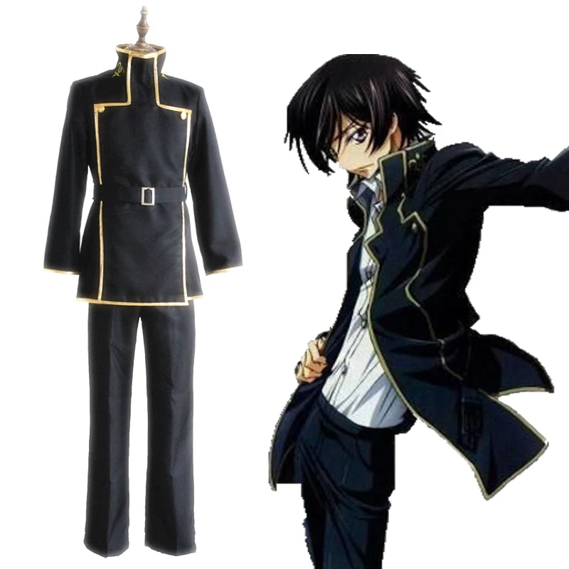 Code Geass Lelouch Of The Rebellion Cosplay Costume Lelouch Lamperouge ...