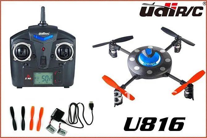 U816 2.4Ghz 4CH 4 Axis Remote Control UFO Aircraft Quadcopter RTF ...