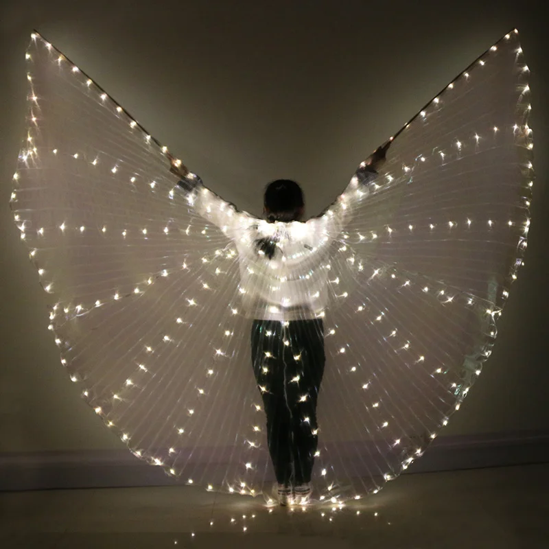 Colorful Rainbow Performance LED Wings (Various Options) - Queerks™