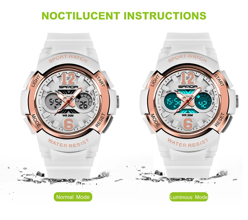 Ladies Sports Watch Waterproof – Gflashy