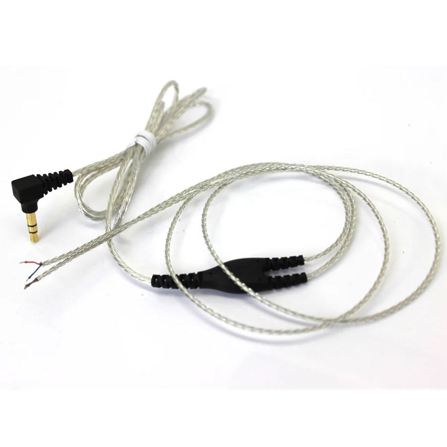 Diy Earphone Wire With Mic Fever Silver-plated With Shielding Wire ...